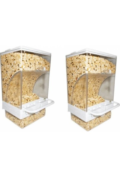 şampiyon Tünekli Akıllı Yemlik, Kuş Kafesi Yemliği - 2 Adet şampiyon Tünekli Akıllı Yemlik, Kuş Kafesi Yemliği - 2 Adet