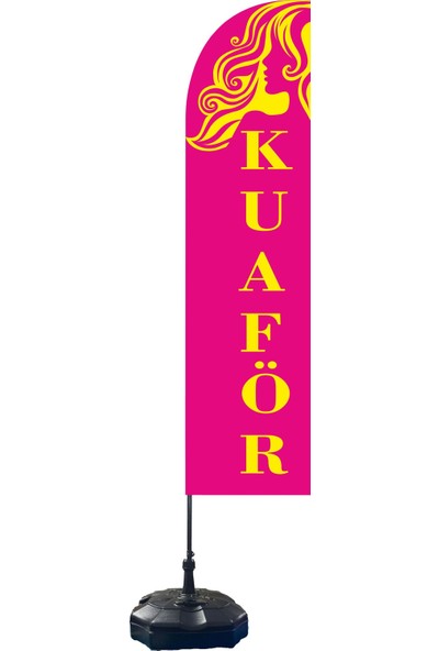 Örümcek Reklam Kuaför Yelken Bayrak