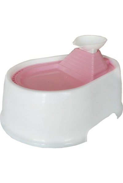 Cado Pet Kedi Köpek Su Pınarı Şelale 23 x 30 x 11 cm 12 Volt 3 W Pembe
