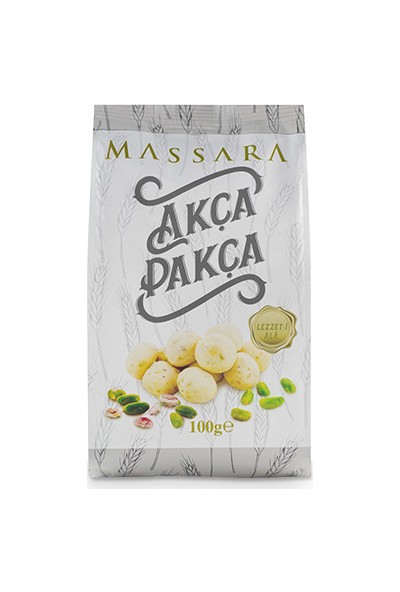 Massara Akça Pakça Antep Fıstıklı Unlu Tereyağlı Kurabiye 100 gr Massara Akça Pakça Antep Fıstıklı Unlu Tereyağlı Kurabiye 100 gr
