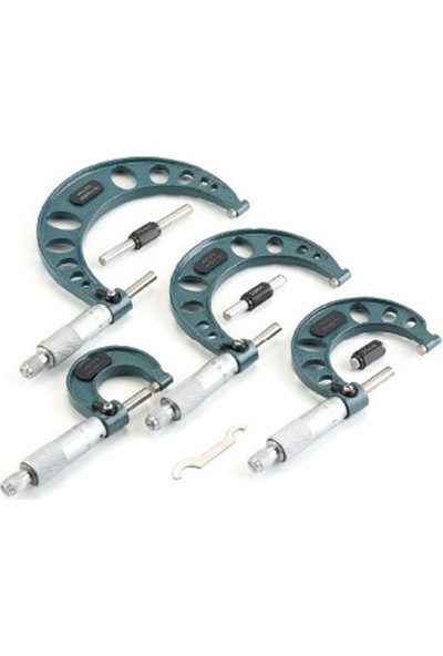 Gfb 4 Parçalı Mikrometre Seti