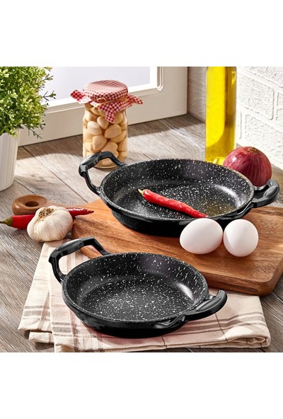 Essenso Döküm Granit Sahan 18 Cm. Essenso Döküm Granit Sahan 18 Cm.