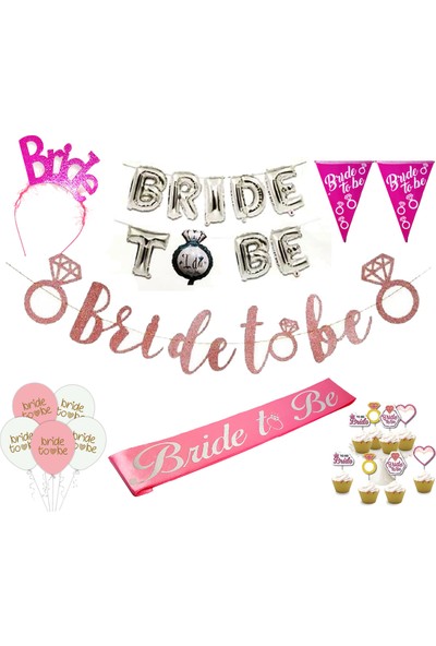 AÇK Bekarlığa Veda Bride To Be Parti Seti AÇK Bekarlığa Veda Bride To Be Parti Seti