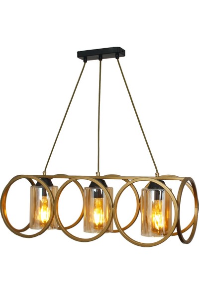 Vegas 3 Lü Eskitme Sarkıt Avize-Boru C.