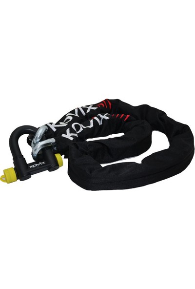 Kovıx Motosiklet Kovıx Kch16 - 180 Cm Zincir + Khl69 U Kilit 16 Mm Kalınlık