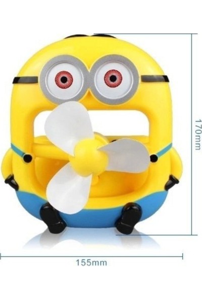Tina Shop Minion USB Şarjlı Masaüstü Vantilatör