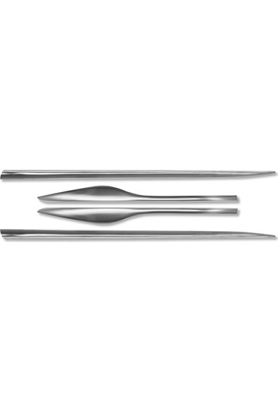 İntakrom Renault Clio 4 Krom Yan Kapı Çıtası 4 Parça 2012-2019 - Hb-Sw İntakrom Renault Clio 4 Krom Yan Kapı Çıtası 4 Parça 2012-2019 - Hb-Sw