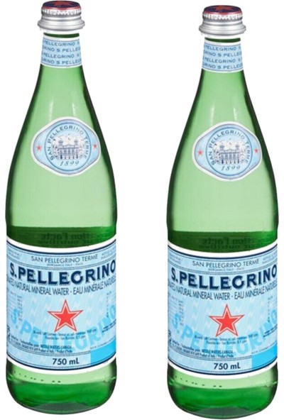 San Pellegrino Doğal Mineralli Maden Suyu 2 x 750 ml - Cam Şişe San Pellegrino Doğal Mineralli Maden Suyu 2 x 750 ml - Cam Şişe