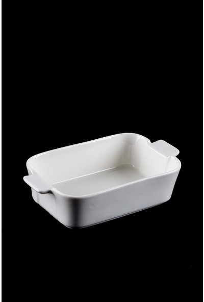 Bianco Perla Porselen Dikdörtgen Mini Fırın Kabı - 18.6 cm Bianco Perla Porselen Dikdörtgen Mini Fırın Kabı - 18.6 cm