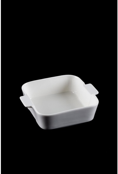Bianco Perla Porselen Kare Mini Fırın Kabı - 15.8 cm Bianco Perla Porselen Kare Mini Fırın Kabı - 15.8 cm