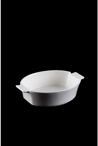Bianco Perla Porselen Kayık Mini Fırın Kabı - 17.6 cm Bianco Perla Porselen Kayık Mini Fırın Kabı - 17.6 cm
