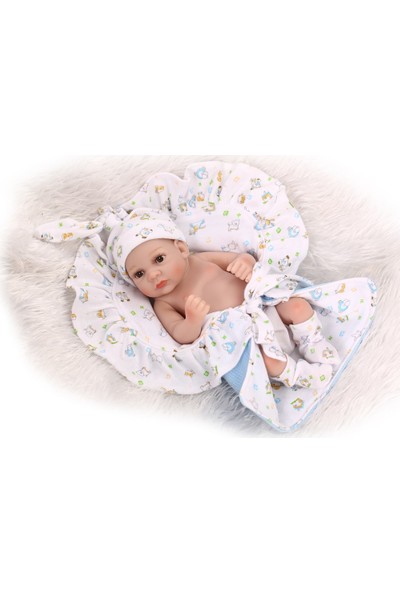 25cm Yumuşak Tam Silikon Vinil Kız Bebek Oyuncağı (Yurt Dışından) 25cm Yumuşak Tam Silikon Vinil Kız Bebek Oyuncağı (Yurt Dışından)