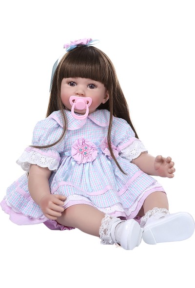 Decdeal 24 İnç Yeni Doğan Gerçekçi Silikon Oyuncak Bebek (Yurt Dışından)