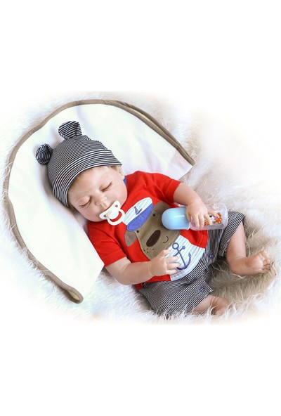 Gerçekçi Silikon Uyuyan Oyuncak Bebek Seti (Yurt Dışından) Gerçekçi Silikon Uyuyan Oyuncak Bebek Seti (Yurt Dışından)