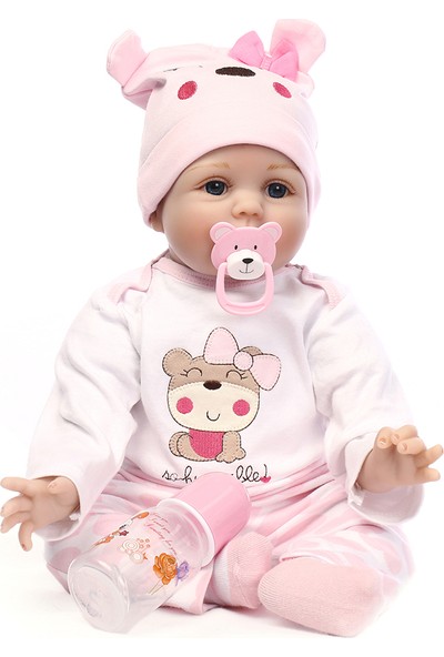 Yumuşak Tam Silikon Vinil Kız Bebek Oyuncağı (Yurt Dışından) Yumuşak Tam Silikon Vinil Kız Bebek Oyuncağı (Yurt Dışından)