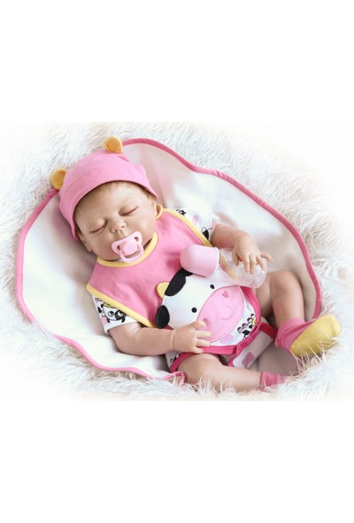 22cm Yumuşak Tam Silikon Vinil Kız Bebek Oyuncağı (Yurt Dışından) 22cm Yumuşak Tam Silikon Vinil Kız Bebek Oyuncağı (Yurt Dışından)