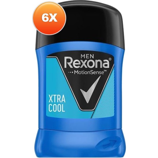 Rexona Extra Cool Erkek Stick Deodorant 50 ml 6'lı Set Fiyatı