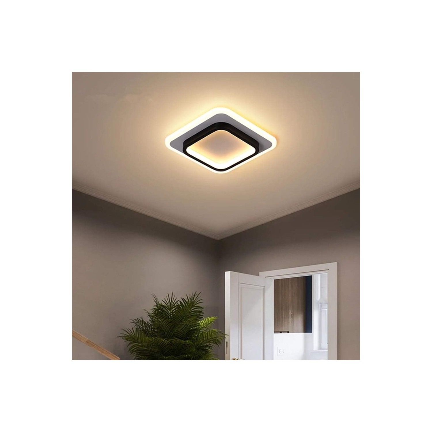 Masterr LED Tavan Lambası, 22W Kare Tavan Lambası, 3500K Fiyatı