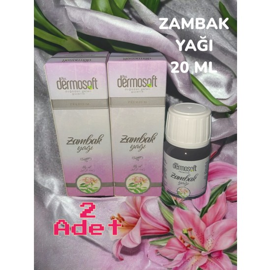 Dermo Soft Plus Saf Zambak Yağı Premium Serisi 2 Adet 20 ml Fiyatı