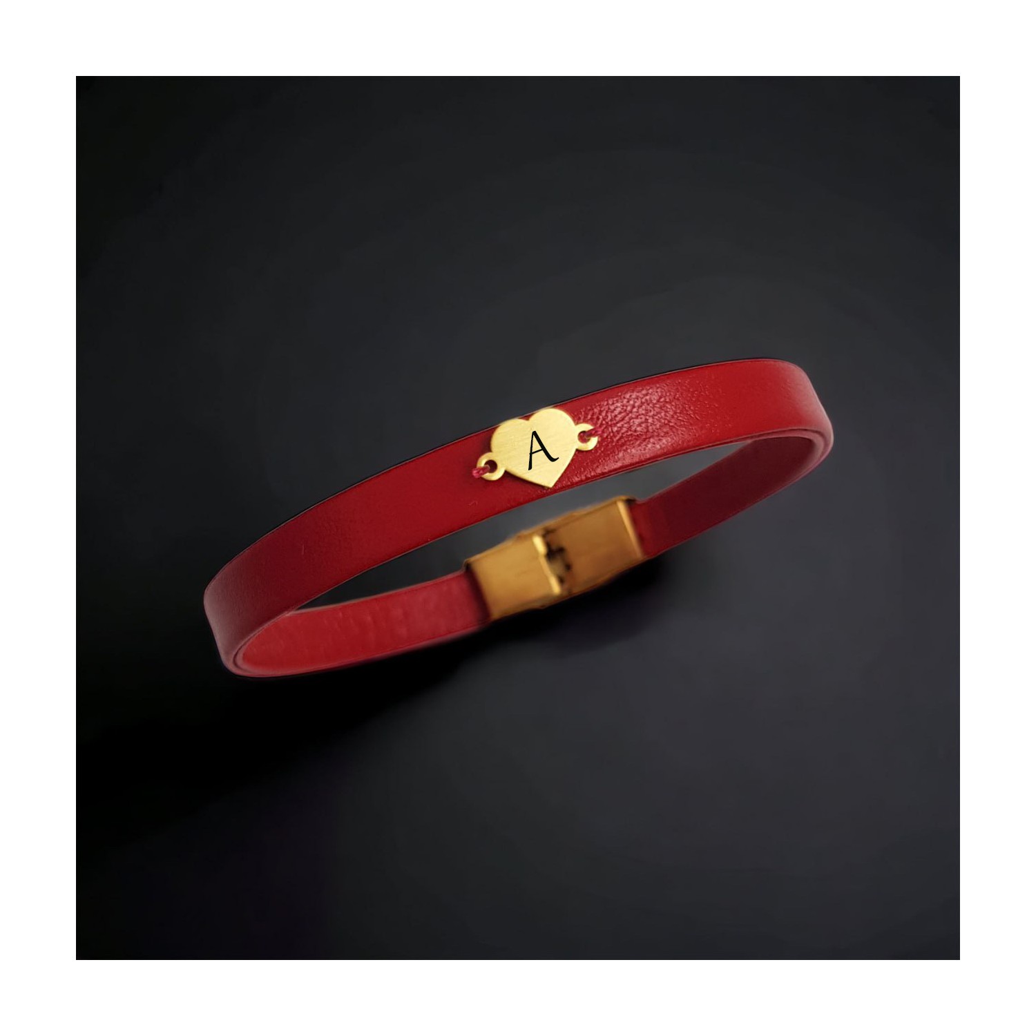 Archin A Harfı Içın Kalp Şeklınde 18 Ayar Altın Plaka Bayana Fiyatı