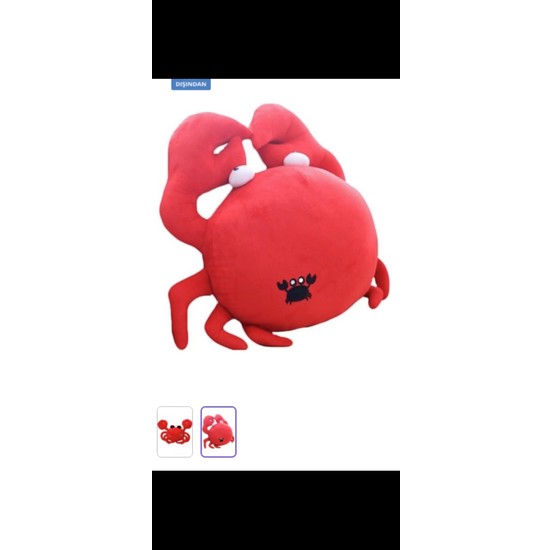 Ascii Jıayı 30CM Anti-Real Crab Plush Pillow Toys (Yurt Fiyatı