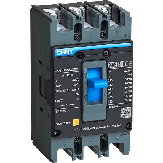 Chint NXM-125S/3300 3X80A 25KA Sabit Kompakt Şalter 131361 Fiyatı