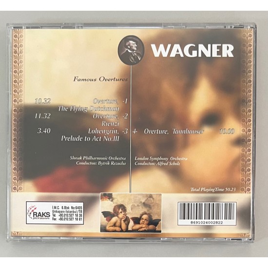 Richard Wagner Famous Overtures CD (Orjinal Dönem Baskı) Fiyatı