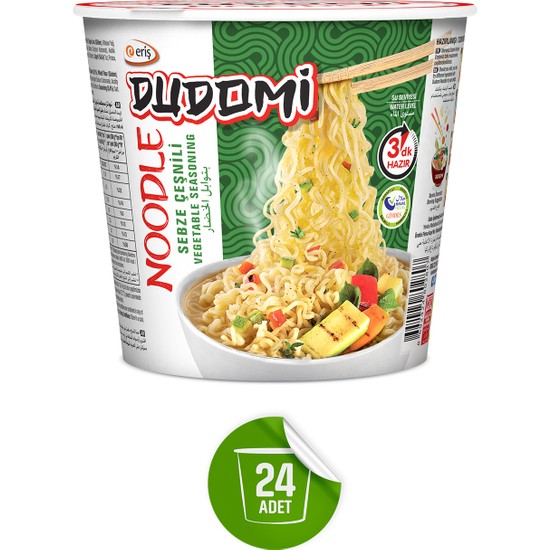 Dudomi 24'lü Sebzeli Noodle Bardak 60 gr Fiyatı
