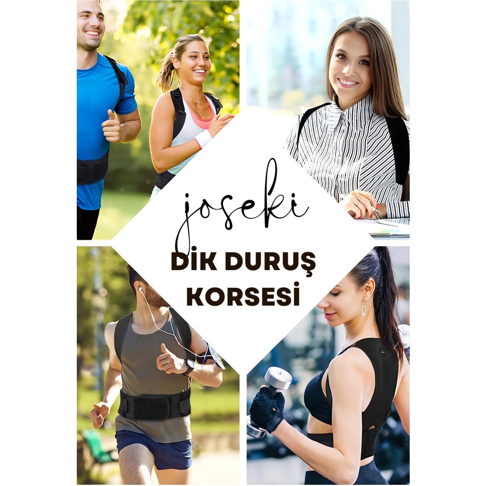 Joseki Manyetik Dik Duruş Korsesi Kadın Erkek Ayarlanabilir Fiyatı