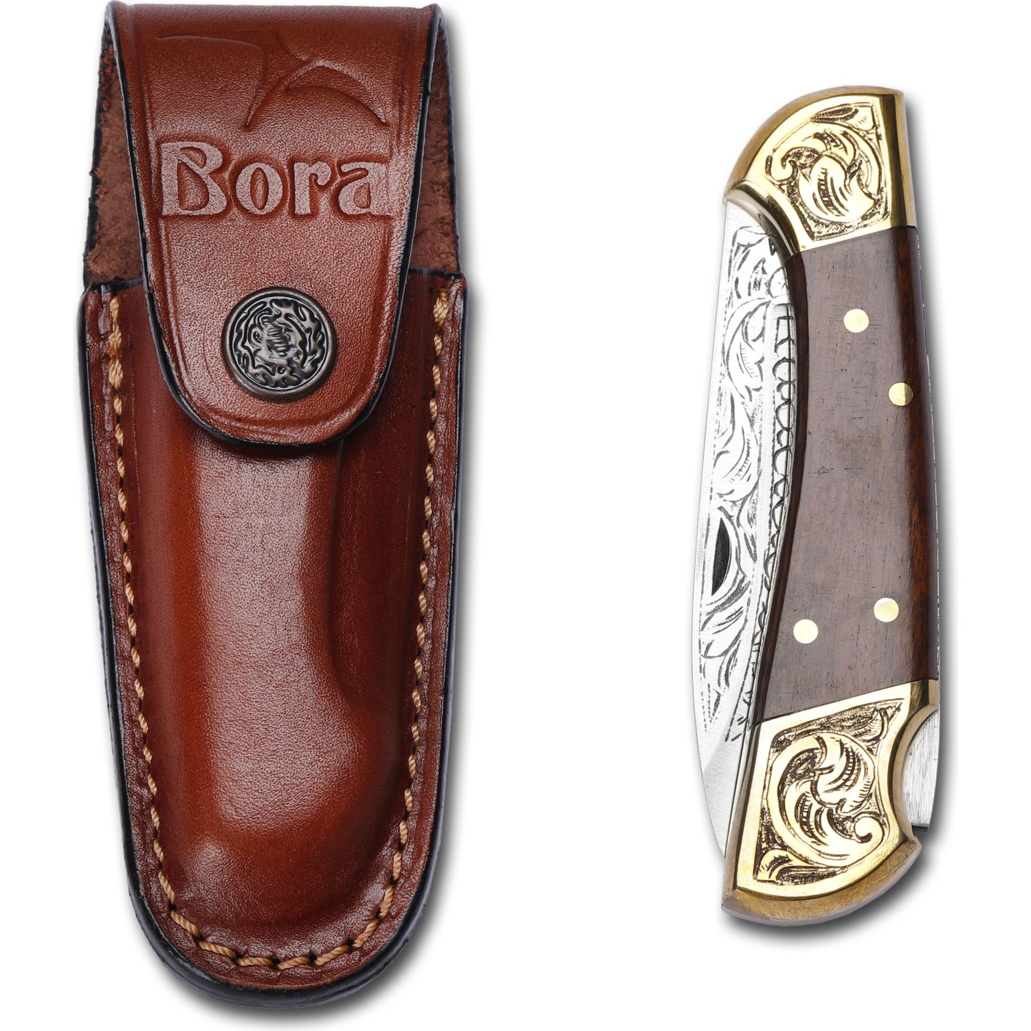 Bora 201 Orta Boy Yuvarlak Uçlu Bambu Ağacı Saplı Gravürlü Fiyatı