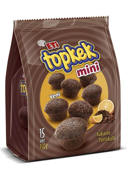 Eti Topkek Mini Kakaolu Portakallı Kek 150 G Fiyatı
