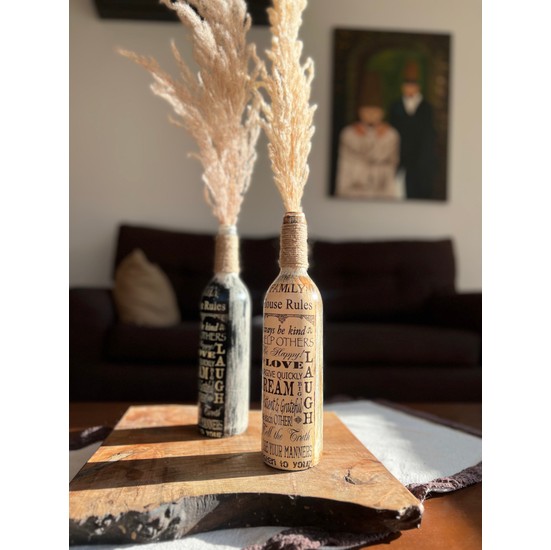 Mes Reves Design El Yapımı Özel Tasarım Dekoratif Şarap Fiyatı