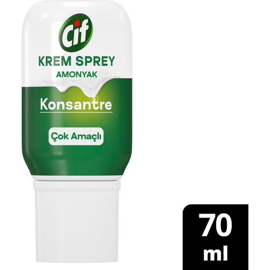 Cif Krem Sprey Çok Amaçlı Konsantre Amonyak 70 ml - OnuAl Fiyat Arşivi