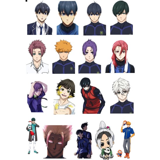 Sakura Blue Lock Sticker Set Fiyatı - Taksit Seçenekleri