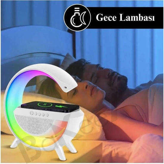 Qasul Kablosuz Şarj Aleti Masa Lambası Bluetooth Hoparlör Fiyatı