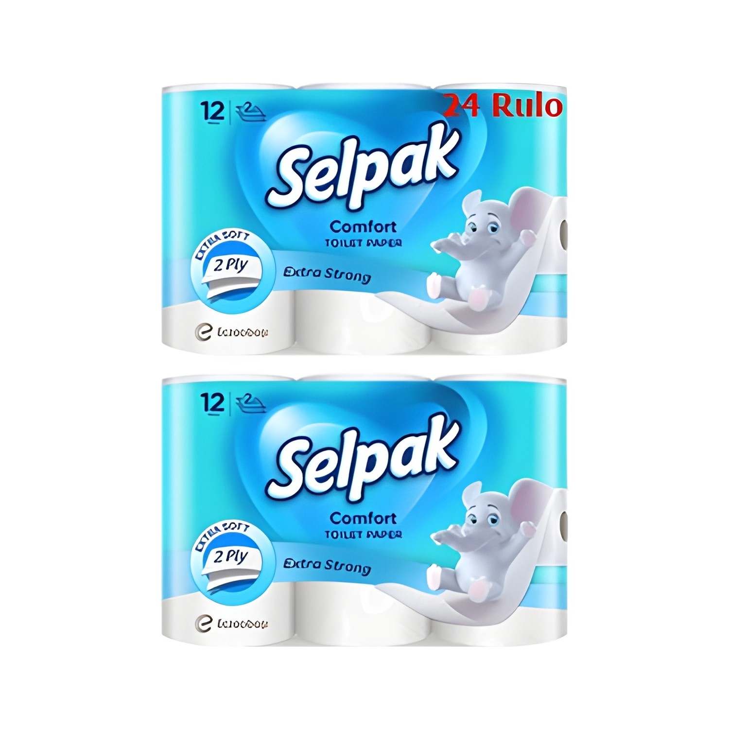 Selpak Tuvalet Kağıdı 24'lü (12'li x 2 Paket) Fiyatı