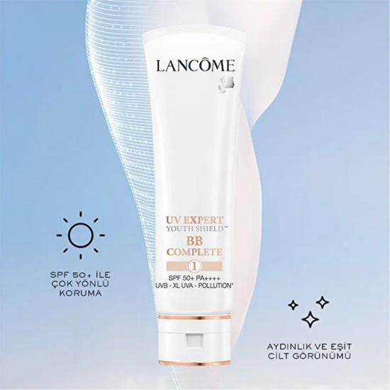 Lancome Uv Expert Youth Shield SPF50 Bb Complete 50 ml Yüz Fiyatı