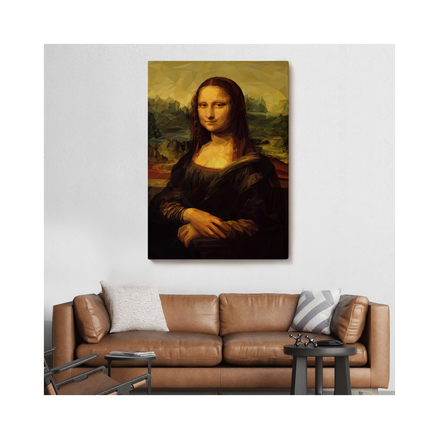 Mona Lisa Leonardo Da Vinci Tablosu Dekoratif Kanvas Duvar Fiyatı