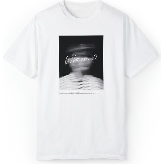 İwie Beyaz Oversize Bisiklet Yaka Örme Baskılı Tişört Fiyatı