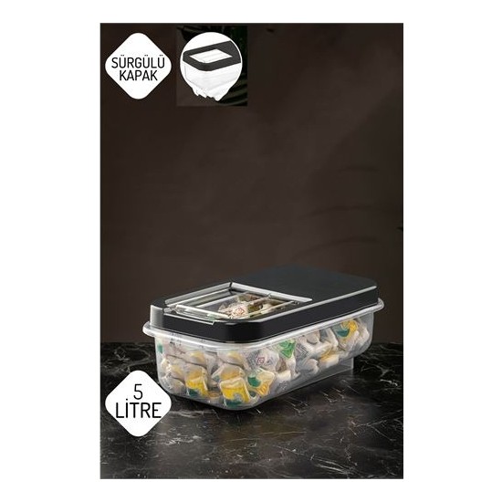 Reagan Tablet ve Deterjan Saklama Kutusu 5 Lt Antrasit Fiyatı