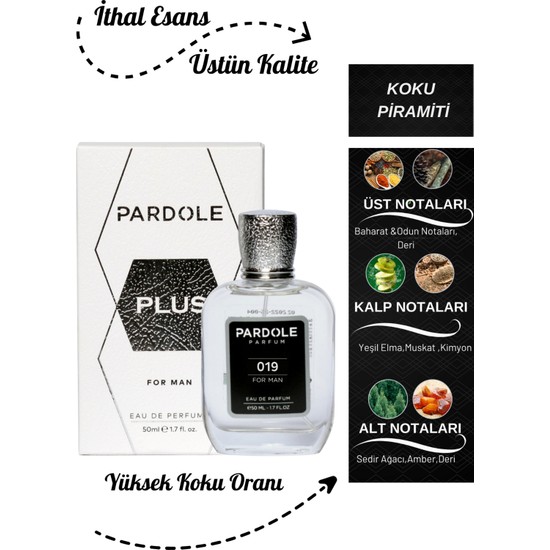 Pardole E-019 EDP Erkek Parfümü Aromatik Odunsu Koku Kavun Fiyatı