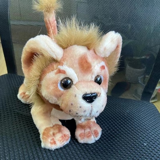 Zaox 25CM Beyaz Kaplan, Aslan Simba Peluş Oyuncak (Yurt Fiyatı