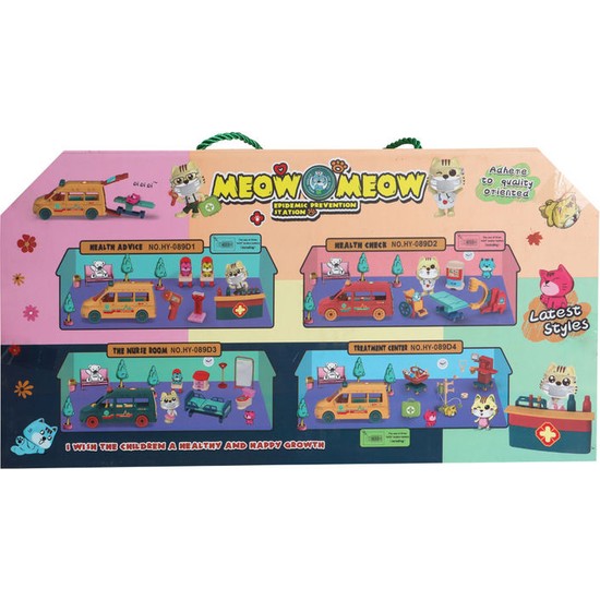 MEGA Meow Meow Yeşil Ambulans Oyun Seti Fiyatı - Taksit Seçenekleri