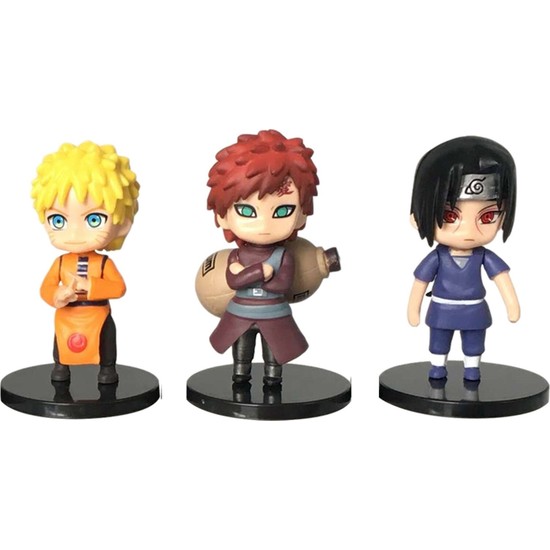 12 Adet Naruto Anime Aksiyon Figürleri - Çok Renkli (Yurt Fiyatı