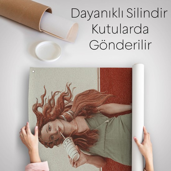 Günümüz Modern Venüsü Dekoratif Duvar Örtüsü - HALISI-6137 Fiyatı