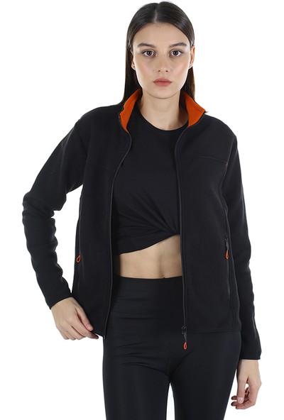 Diandor Kadın Polar Hırka 7002 Siyah/black 21W42007002