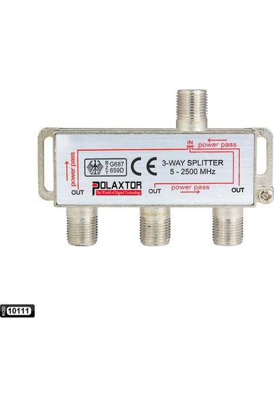 Polaxtor Splitter 1/3 5-2500 Mhz Polaxtor Splitter 1/3 5-2500 Mhz