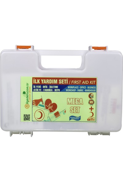 Bilgeden Ilk Yardım Seti Çantası Ecza Dolabı Yönetmeliğe Uygun Fotolümenli Mega Set Bilgeden Ilk Yardım Seti Çantası Ecza Dolabı Yönetmeliğe Uygun Fotolümenli Mega Set