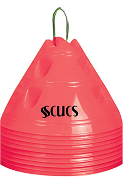 Scucs Antrenman Çanağı Büyük Kırmızı 10 Lu