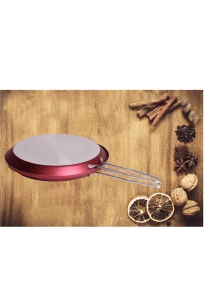 Papilla Pandelli 32 cm Çift Taraflı Balık Börek Tavası Kırmızı Papilla Pandelli 32 cm Çift Taraflı Balık Börek Tavası Kırmızı